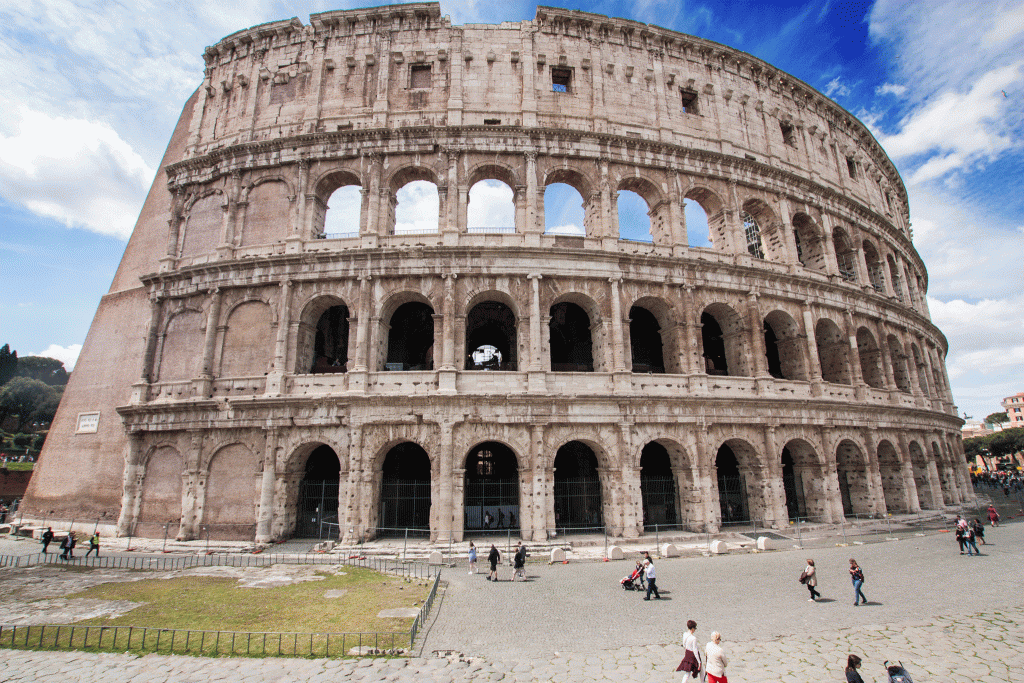 The Colosseum - from Ostia Antica - Coppers On Tour